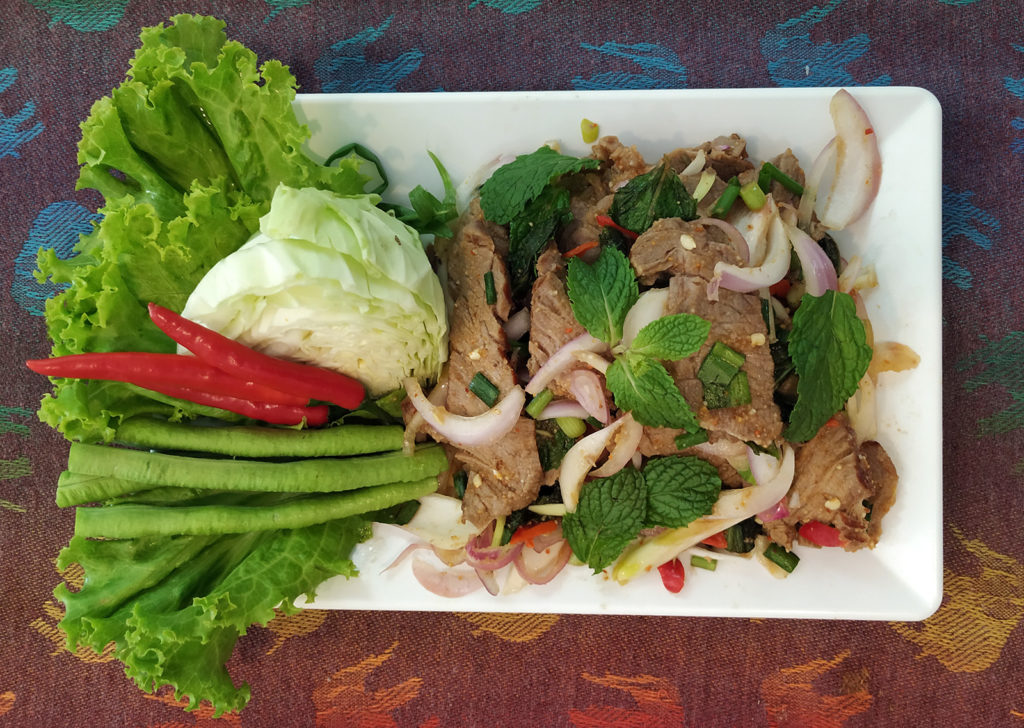 Thai Waterfall Beef Salad - My Thai Cooking