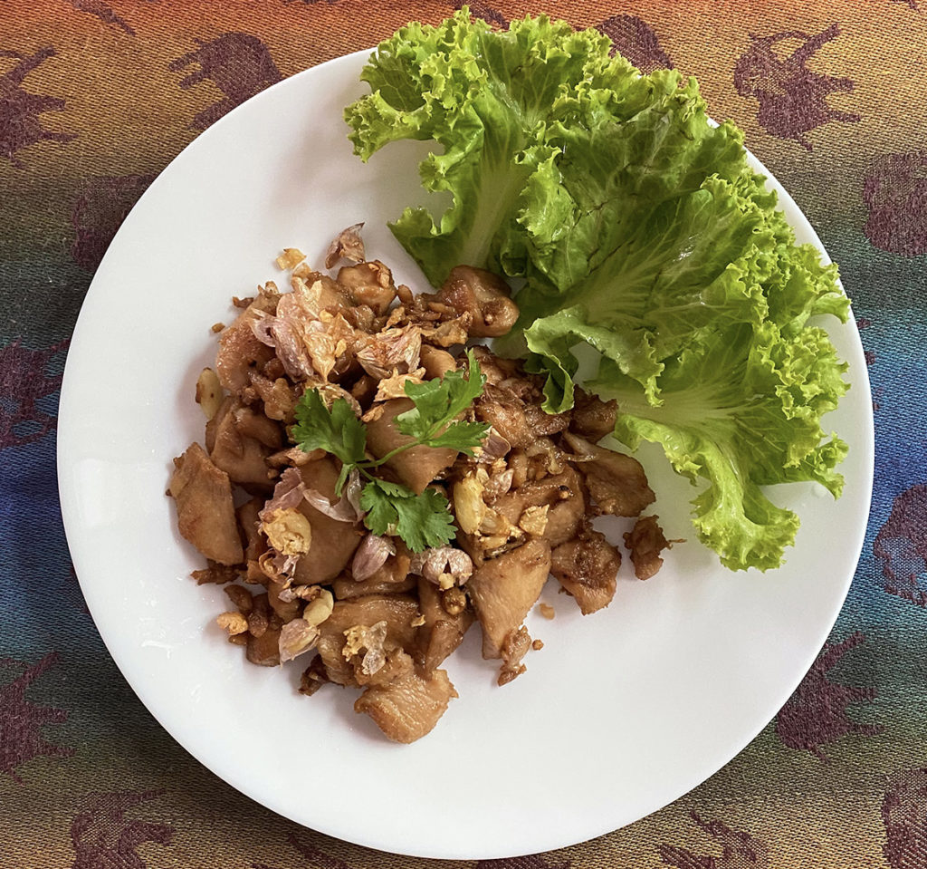 Thai Garlic Pepper Pork - My Thai Cooking